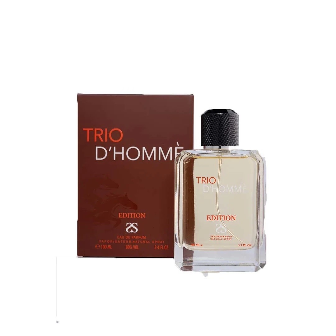 TRIO D’HOMME by Symphony Eau De Parfum, 100ml 3.4oz, Inspired by Terre ...
